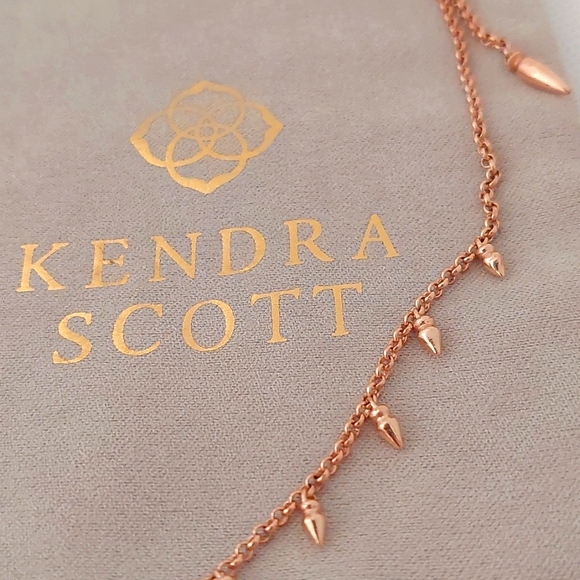 Kendra Scott | Jewelry | Kendra Scott Retired Addison Rose Gold 4kt ...